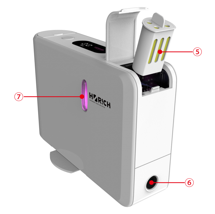Portable Hydrogen Inhalation Machine Light Weight & Easy Put in the Bags